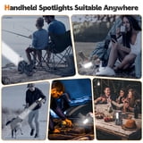 Hunting Friends Super Bright Rechargeable LED Spotlight Flashlight ...