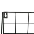 Contemporary Home Living Set of 2 Black Wire Wall File Basket Storage ...