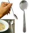 6 Pack Dominion Soup Spoons Round Stainless Steel Bouillon Spoon Table ...