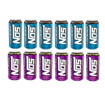 NOS High Performance Energy Drink, Grape Flavor, 16fl oz - Pack of 16 ...
