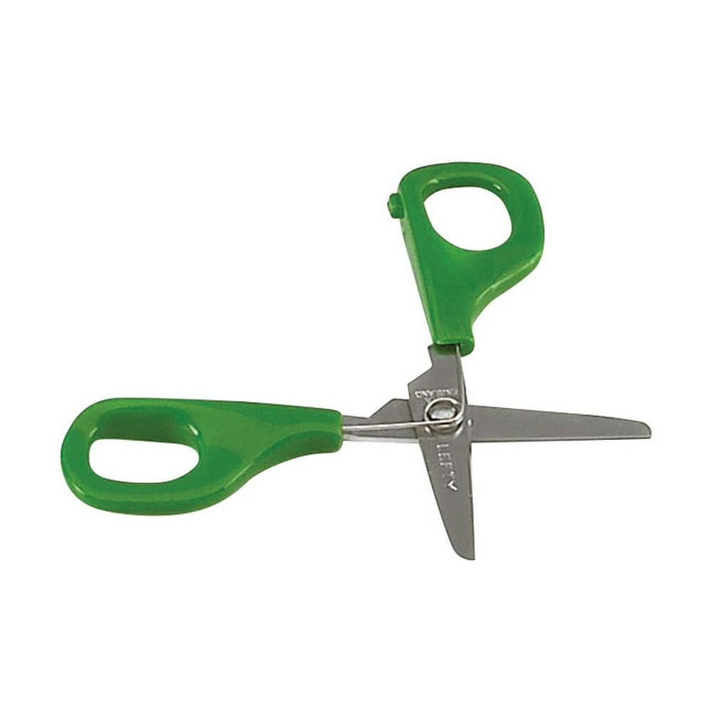 PETA Self Opening Scissor, 5 Inch, Left-Handed, Green - Walmart.com ...