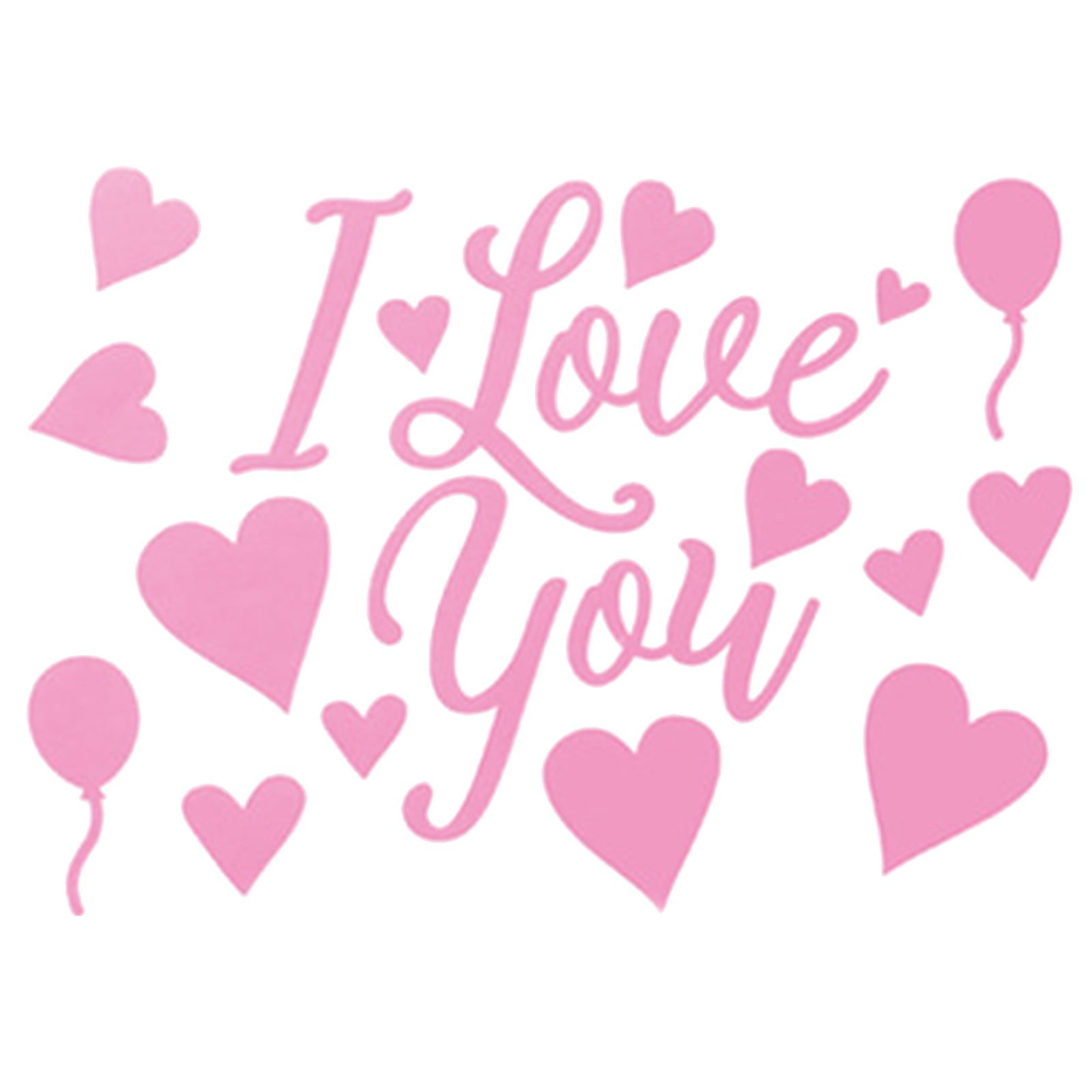 Dvkptbk Valentines Stickers 2pc Valentine Stickers; Stickers; Disposable Decorative Stickers Valentines Day Decor