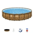 "Coleman Swim Set: Power Steel 24' x 52"" Above Ground Pool Set with ...