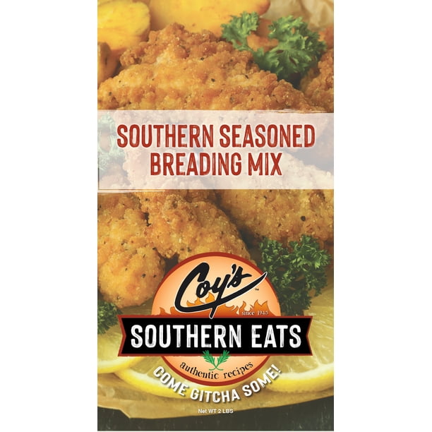 Coy's Southern Eats Southern Seasoned Breading Mix (32oz Bag) - Walmart.com