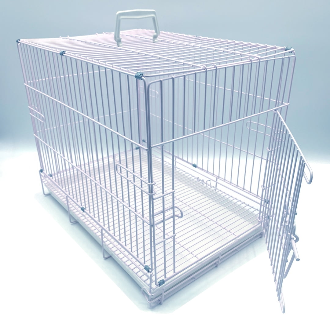 Foldable Carrier Travel Breeder Training Cage for Puppy Kitten Rabbit ...