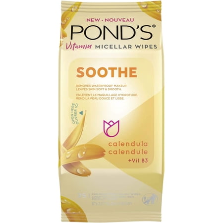 Pond's Face Ponds Soothe Facial Wipes 25 Count | Walmart Canada
