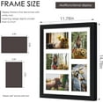 11x14 Collage Picture Frame, 4x6 Collage Picture Frame, Displays Five ...
