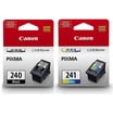 Canon Pixma PG-240 Black, CL-241 Color Ink Cartridges, Genuine, for MG ...