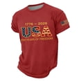 BRANROY 4th of July Shirts for Men Soft - 250 Years Patriotic Letter ...