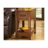 Ashley Signature Design Mission-Style Breegin Accent Chairside End ...