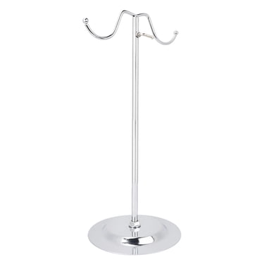 Handbag Rack – Heavy Duty Chrome 4 Way Rack, 8 Adjustable Height Slant ...