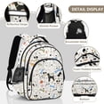ALAZA Funny Cartoon Dogs School Backpack Elementary Bag Student Bookbag ...