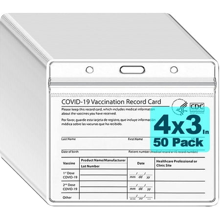 Acooe CDC Vaccine Card case, Vaccine Card Holder 3x4, Vaccine Card ...
