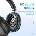 HOCO Wireless Over-Ear Headphones, Bluetooth 5.3, HD Stereo, Foldable ...
