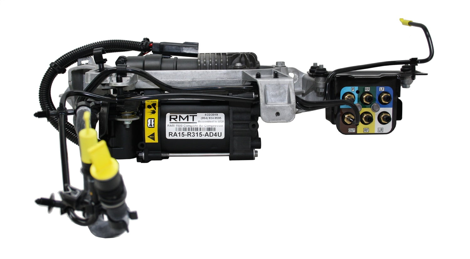 RAM 1500 2013-2018 OE Rebuilt Air Suspension Compressor Pump & New ...