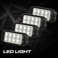 Sunpie 12 Pod RGB-W LED Rock Lights Kits for Cars, Off Road, UTV ...