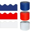 Carson-Dellosa 145301 Rolled Scalloped Border Set, 2.25" X 65 Ft, Assorted Colors, 5/set ...
