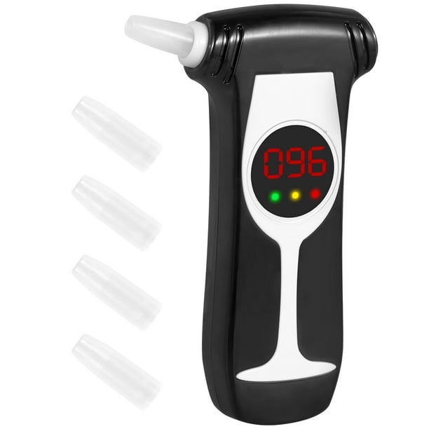 Alcohol Tester with 5 Mouthpieces LCD Display Digital Breath Alcohol ...