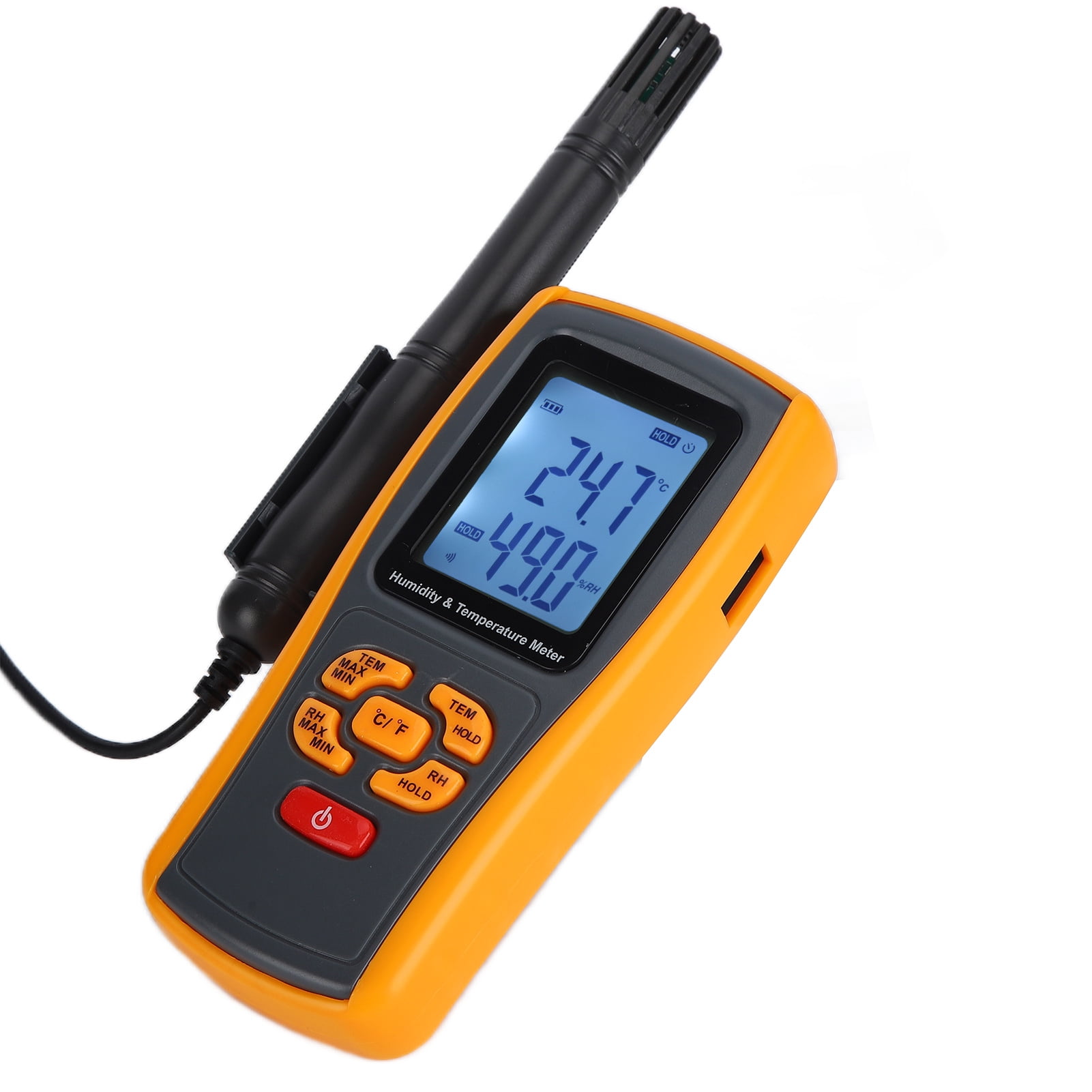 Probador De Temperatura Y Humedad, Termómetro Higrómetro De Bajo ...