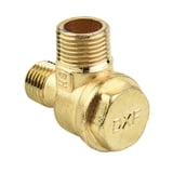 2-Port Zinc Alloy Check Valve for Air Compressor Male Thread Connector ...