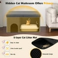 Costway Extra Large Litter Box Furniture, Top Opening Cat Washroom ...
