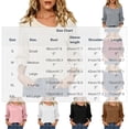 cocolona Womens Asymmetric Square Neck Tops 3/4 Sleeve Dressy Casual ...