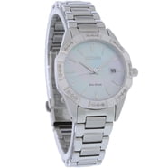 Citizen Eco-Drive Gold-Tone Ladies Watch, EM0682-74A with Silver Dial ...