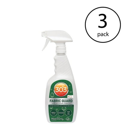 303 Outdoor Fabric Guard Stain Protector Spray Treatment, 32 Ounces (3 ...