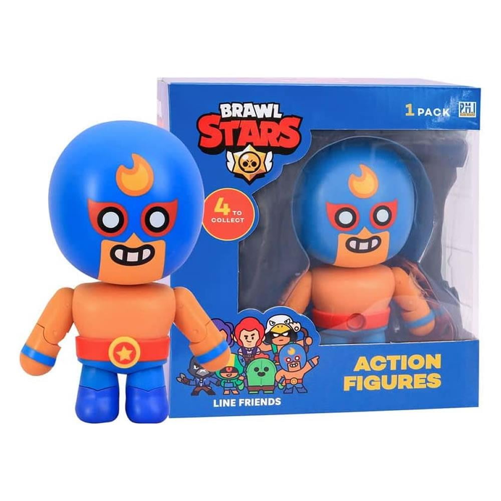 Brawl Stars El Primo Luchador Spanish Wrestler Fighting Belt Figure PMI ...