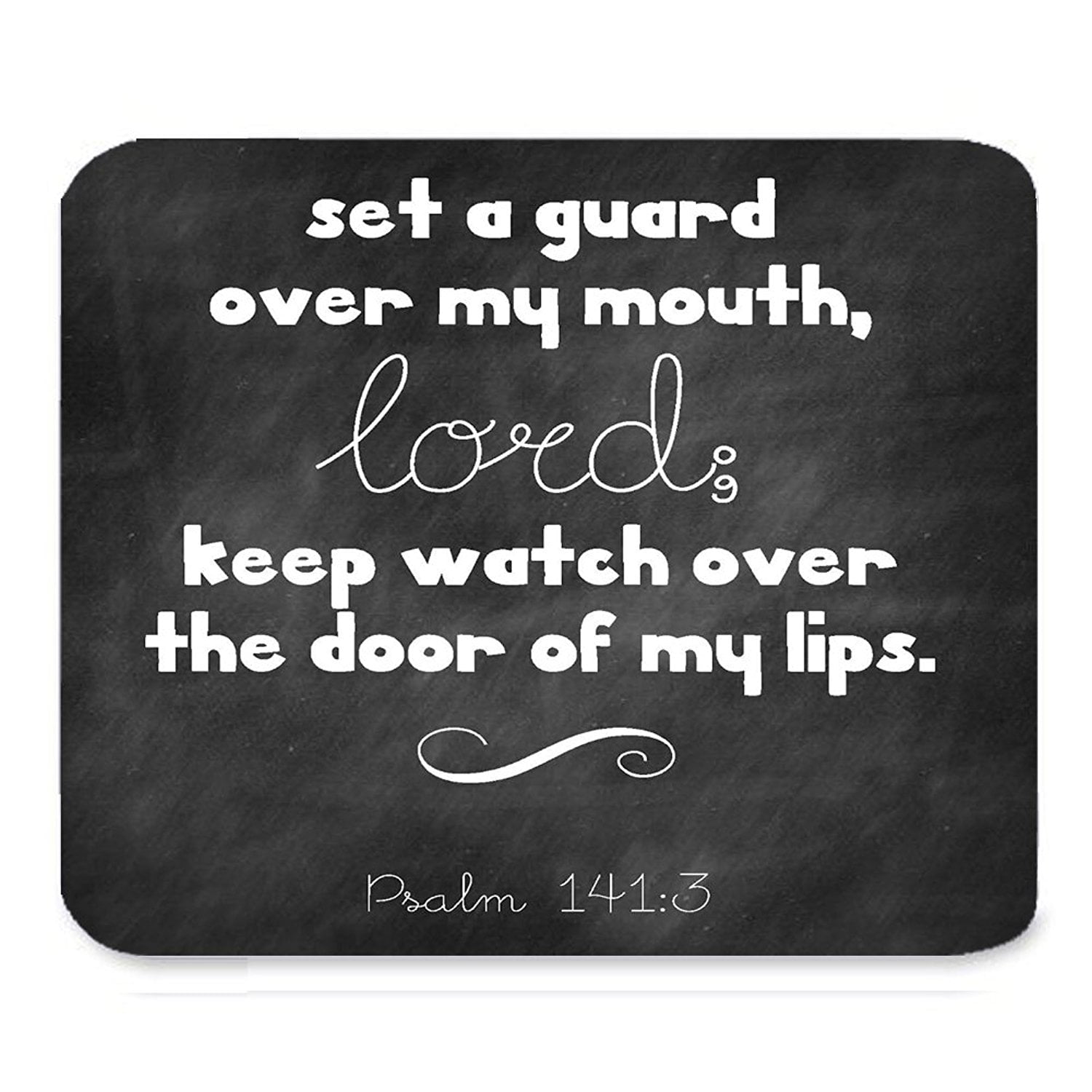 POPCreation Inspirational Bible Verse Faith Scripture Quotes Mouse pads ...