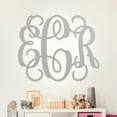Personalized Oversized Wood Monogram Plaque, Available in 5 colors ...