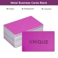 200Pcs Metal Business Card Blanks,1/64 INCH Thick 3.4x2 Inch Aluminum ...