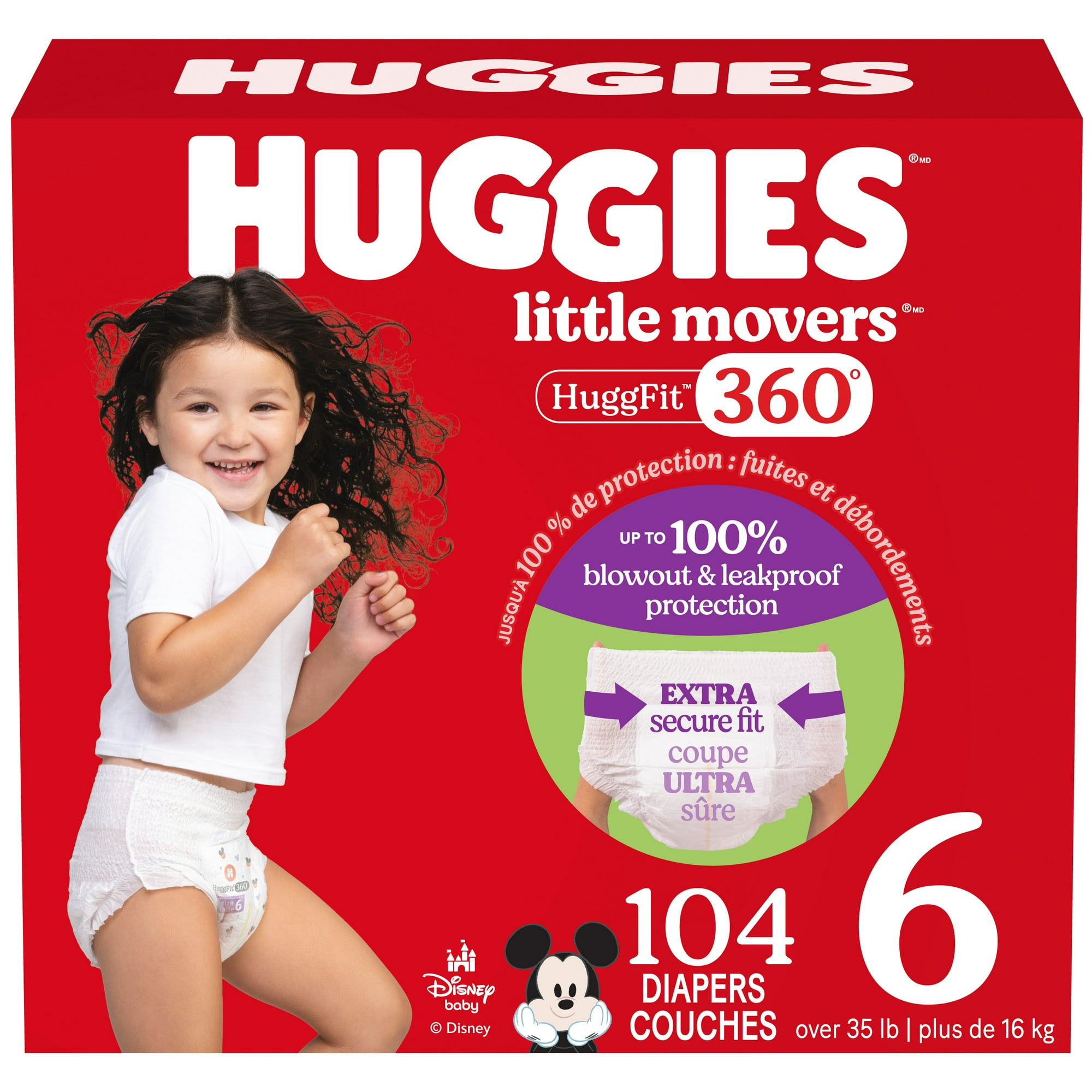 Click here for Huggies Little Movers Huggfit 360° Baby Diapers Wi... prices