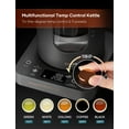 Electric Tea Kettle, Glass Electric Kettle with tea Infuser and Precise ...