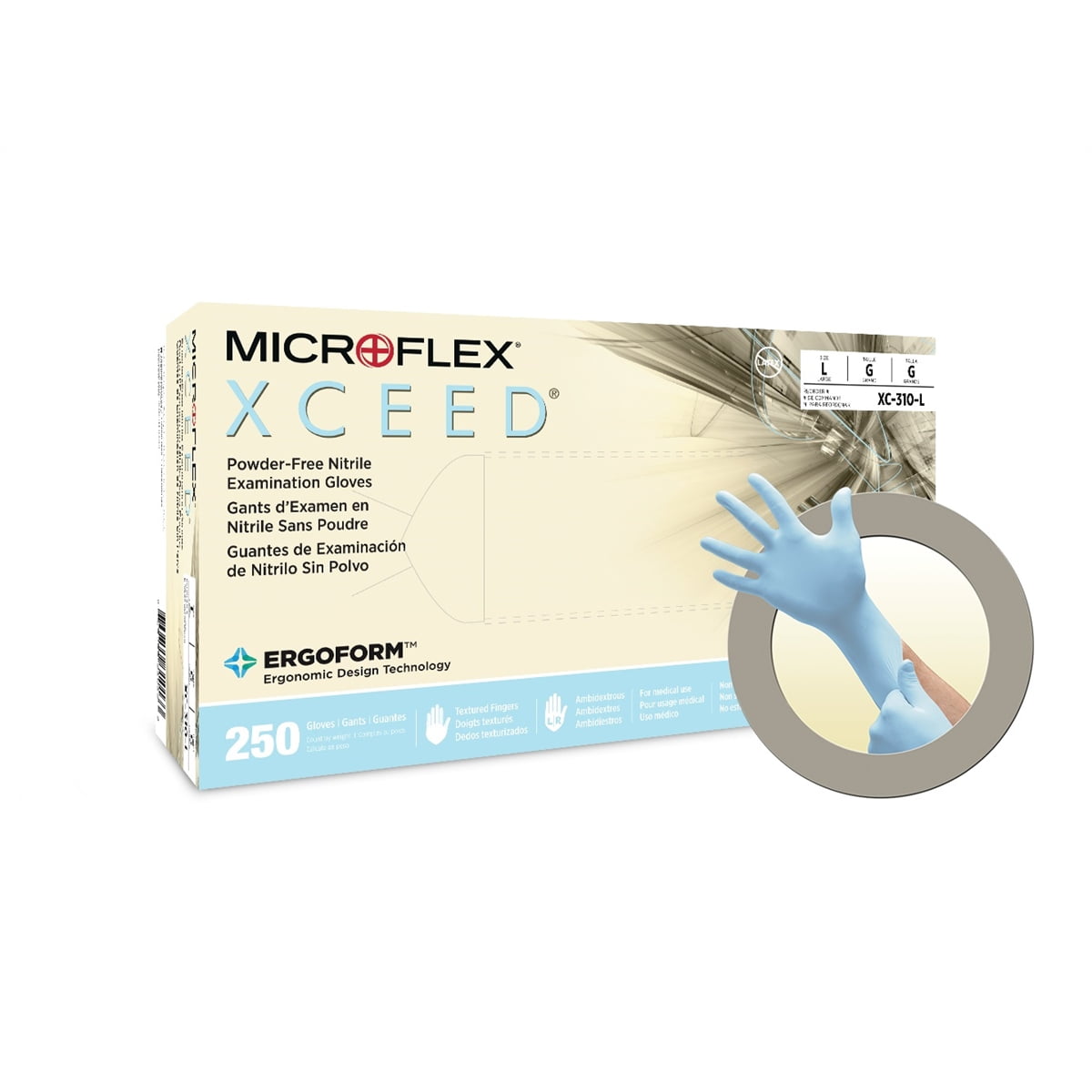 MICROFLEX Glove XCEED XC-310 Nitrile, Size M - Walmart.com