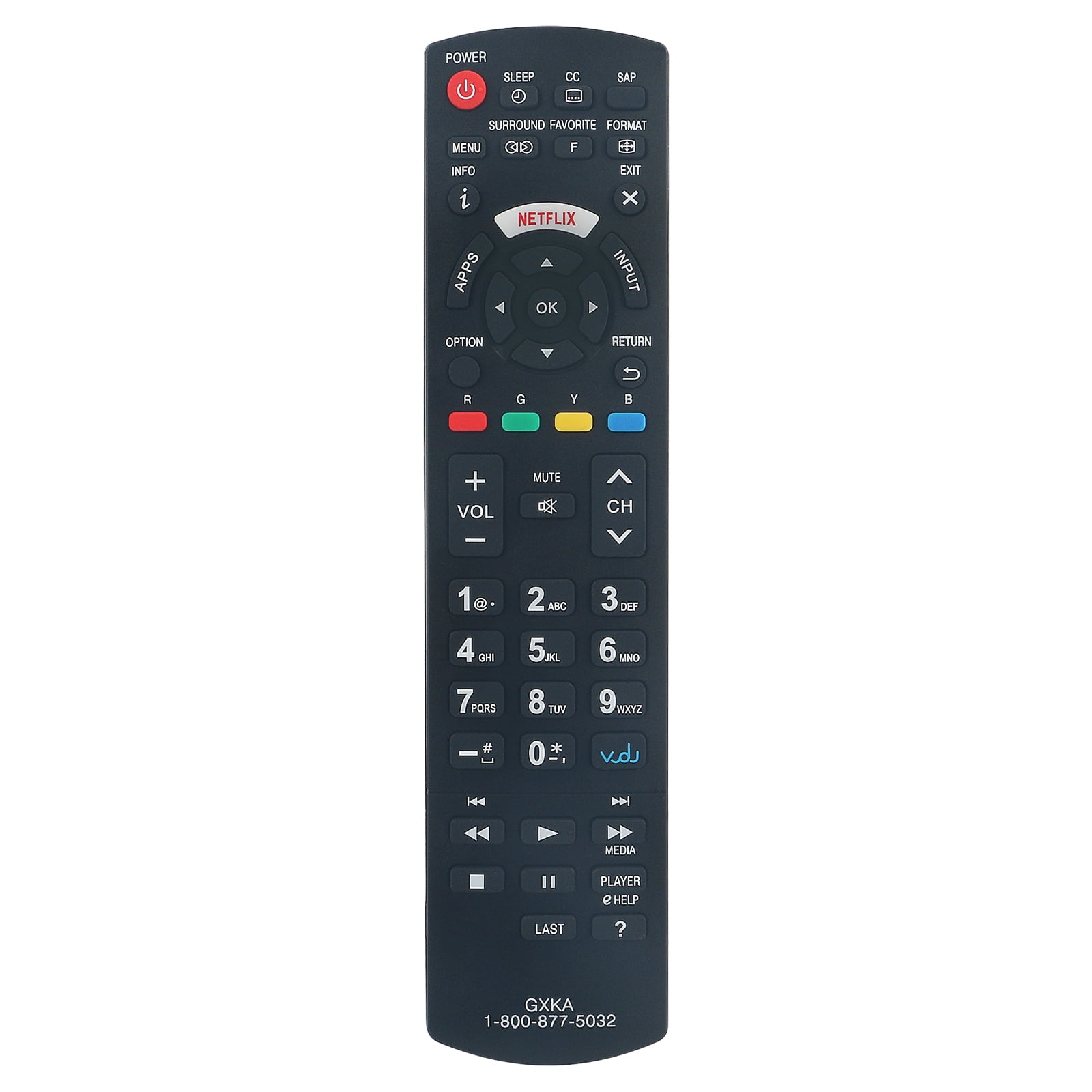 New GXKA Replaced Remote Control fit for Sanyo LCD LED TV HD Television ...