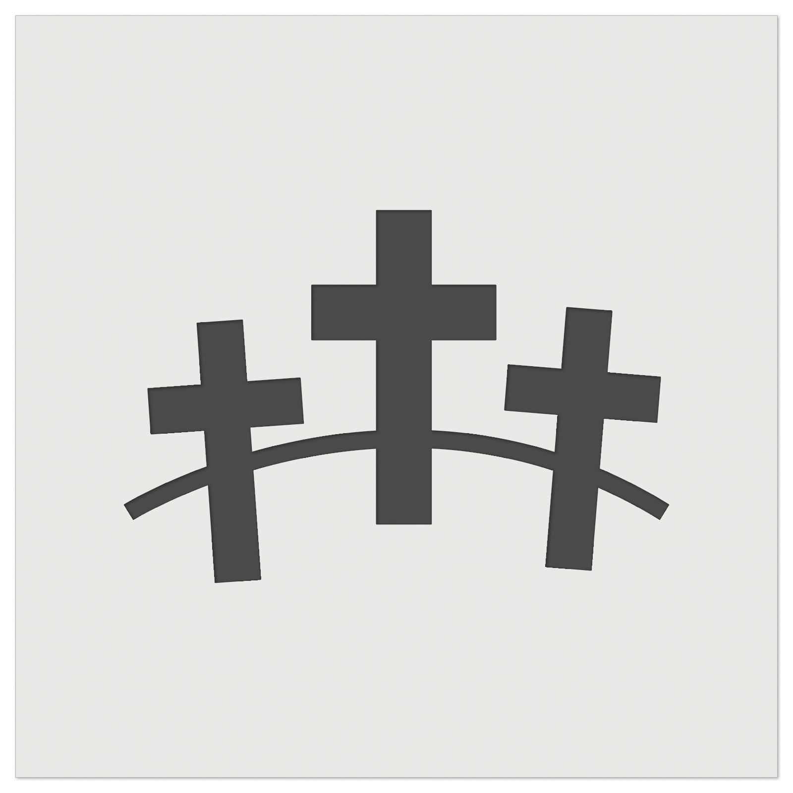 Three Crosses DIY Cookie Wall Craft Stencil - 3.5 Inch - Walmart.com