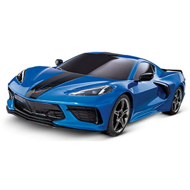 Traxxas 930544BLUE Stingray 1 by 1 Scale RC Car for Chevrolet Corvette ...