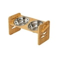Elevated Feeder for Small Pets with Tilt-Adjustable Bowls,Stand ...