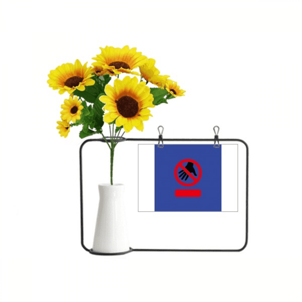 Logo No Touching Art Deco Fashion Artificial Sunflower Vases Bottle ...