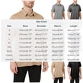 Yuanlook Men's Classic Collar Solid Textured Polo Shirt, Urban Daily ...