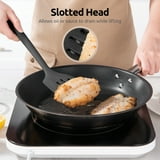 600°F Heat Resistant Slotted Turner: U-Taste 13.6in Silicone Kitchen ...