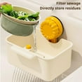 Sink Drain Strainer Basket Sink Washing Basin Anti Leak Filter Basin Suction Cup Rack One Click ...