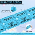 Atopoler 2 Rolls of Double Raffle Ticket,Roll Paper Ticket Roll with ...