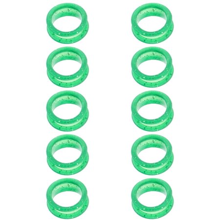 10x Premium Finger Inserts Rubber Scissors Shear Finger Rings Grip for ...
