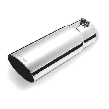 Flowmaster 15377B Exhaust Tip - 4 in. Angle Cut Black Ceramic Coating ...