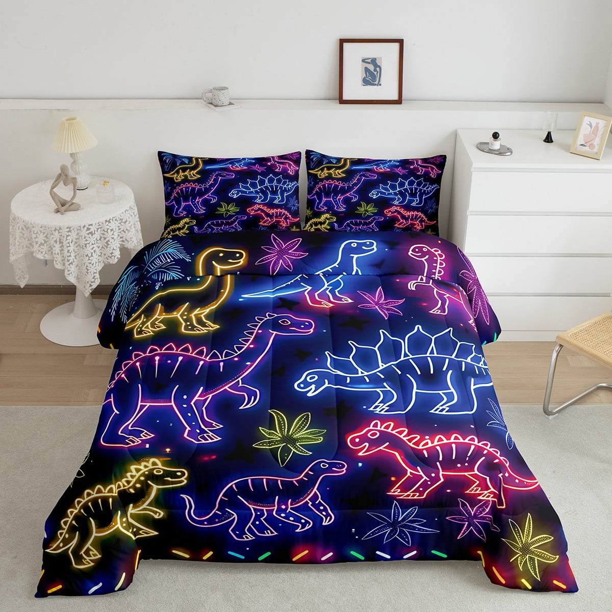 Click here for Yst Kids Cartoon Dinosaur Bedding Cute Kawaii Dino... prices