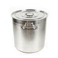 Miumaeov 35L Large Stock Pot Commercial Stainless Steel Cookware ...