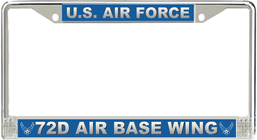 U.S. Air Force 72d Air Base Wing License Plate Frame - Walmart.com