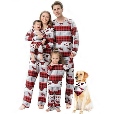 Awkward Styles Family Christmas Pajamas Set Red Snowflake Matching ...